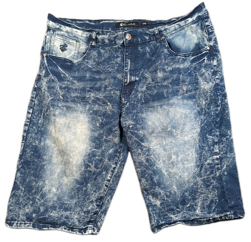 Vintage Rocawear Y2K Baggy Light Wash Skater Jorts Jean Shorts 40 13 ...