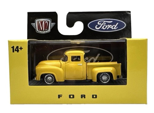 M2 Machines 2025 Team Ford Yellow 1956 Ford F-100 Truck | eBay
