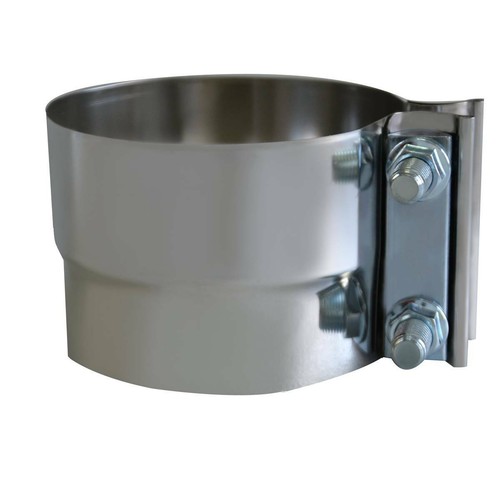 4PCS 4" Stainless Exhaust Band Clamp 4 inch Step Clamp Lap Style Joint ...