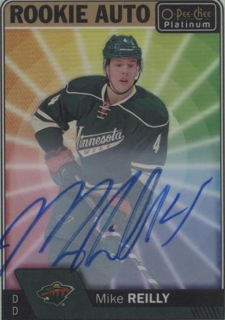 2016-17 O-Pee-Chee Platinum - Rookie Autographs Mike Reilly #R-MR ...