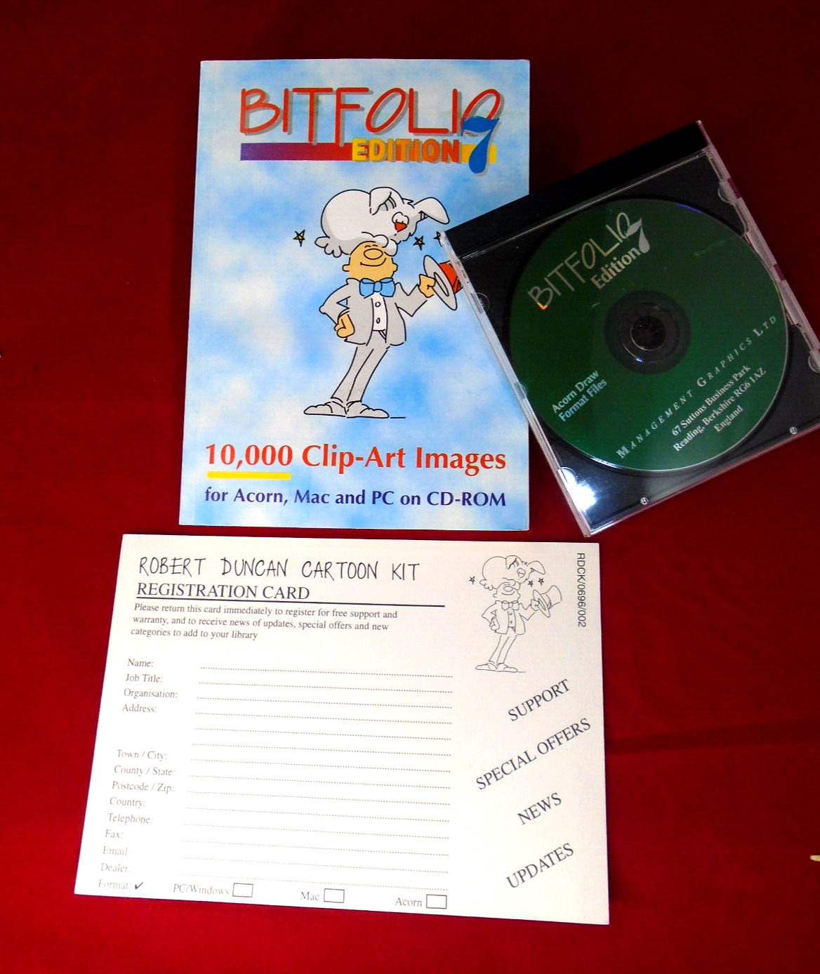 New & Boxed Bitfolio ClipArt Edition 7 for Acorn RISC OS Book & CD ROM ...