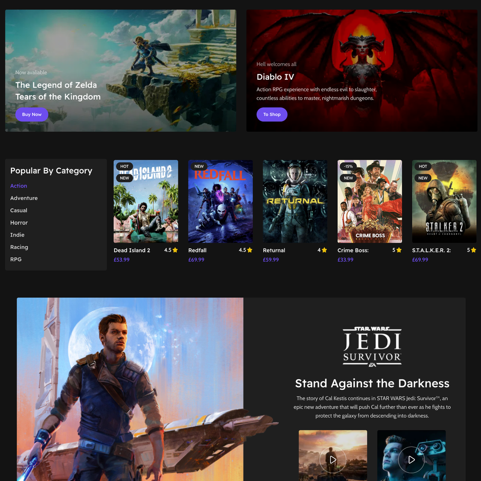 Game Shop Websites Design for Sale with Free VPS Web Hosting | eBay