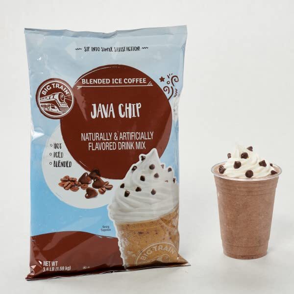Big Train Blended Ice Coffee Java Chip 3.5 Pound Powdered Instant ...