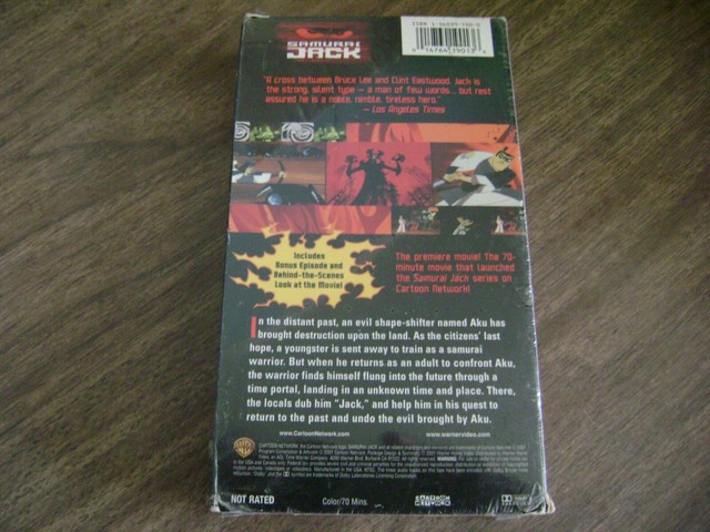 Samurai Jack - The Premiere Movie (VHS, 2002) for sale online | eBay
