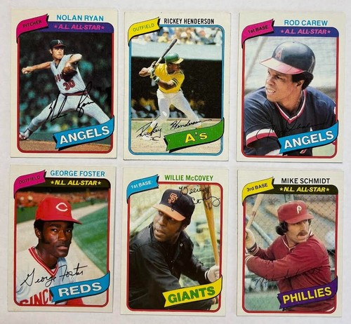 1980 TOPPS BASEBALL COMPLETE SET NM/MT to MINT | eBay