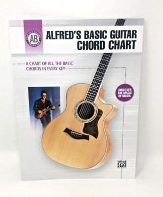 Alfred's Basic Guitar Chord Chart A Chart Of All the Basic Chords In ...