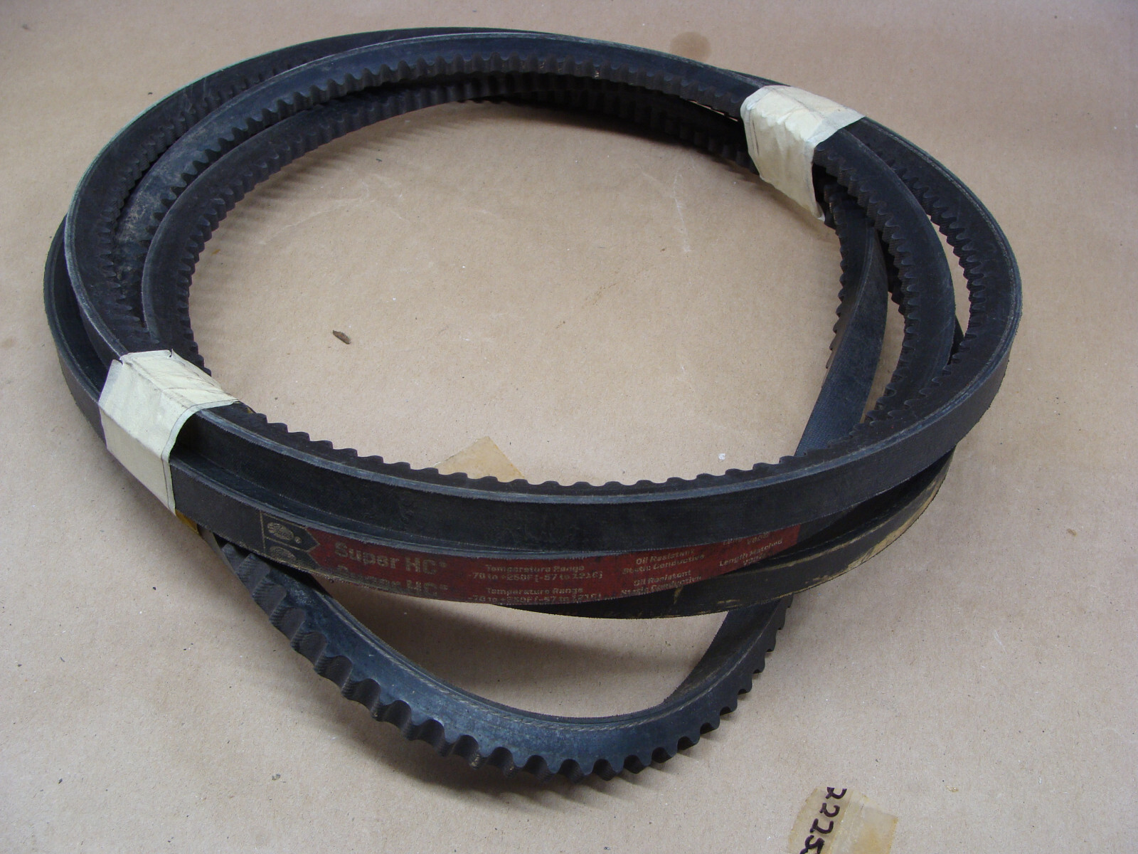 GATES SUPER HC/SUPER HC VECTRA V BELT 5VX1500 5/8"W X 150"L | eBay