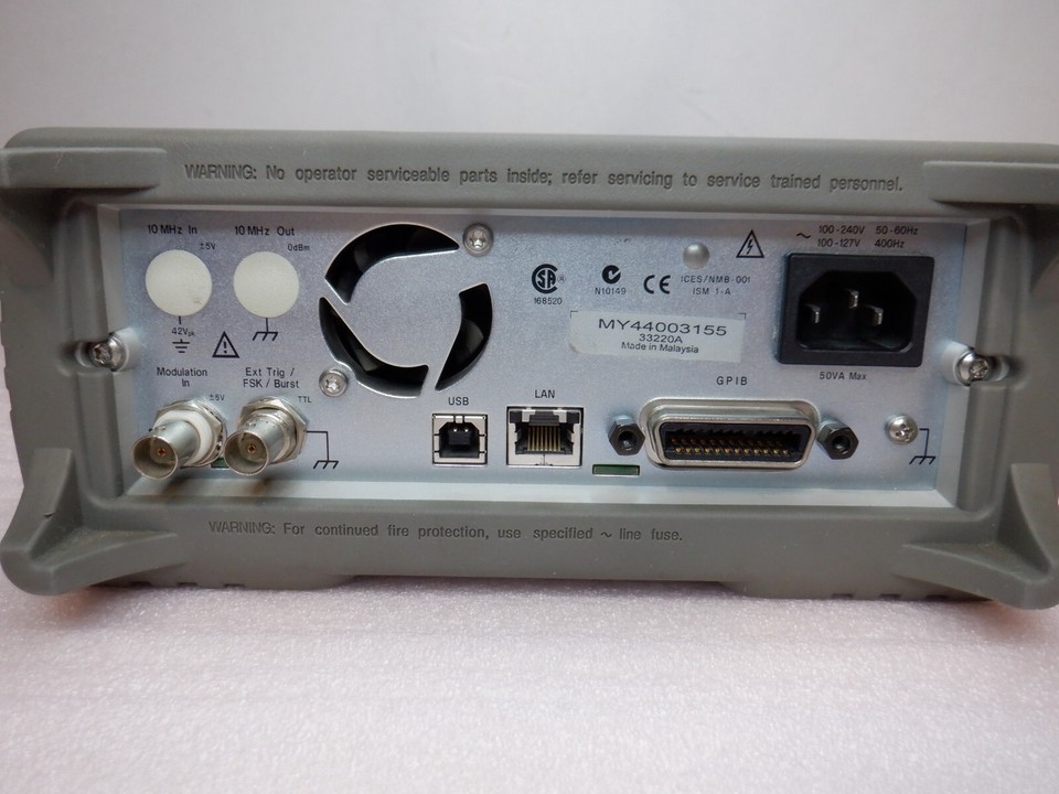 AGILENT 33220A ARBITRARY WAVEFORM GENERATOR | eBay