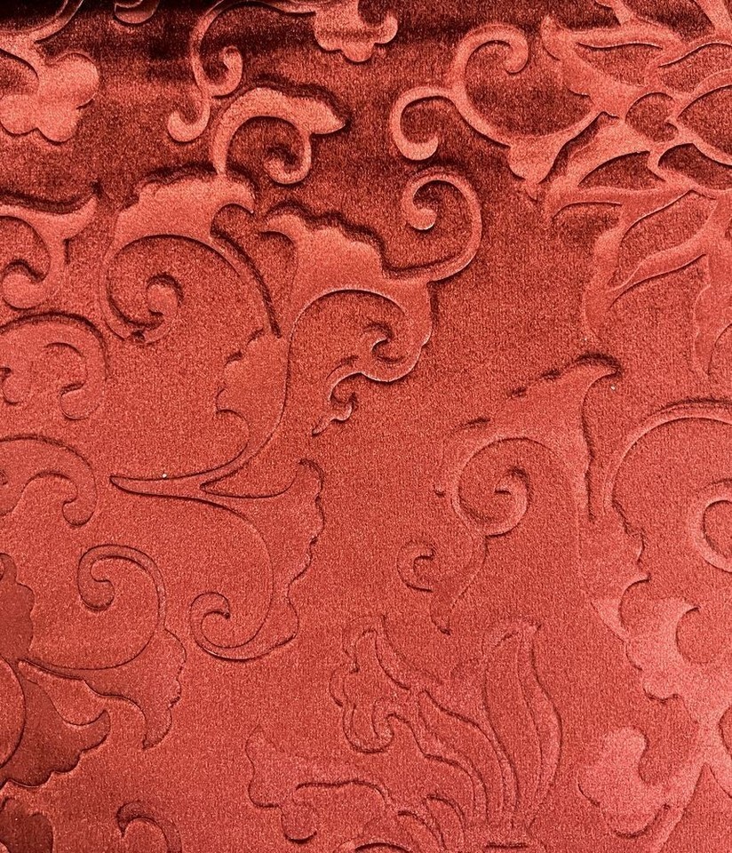 Vails Brocade Velvet Fabric, 72 Inch. in width, Ideal Embossed Material ...