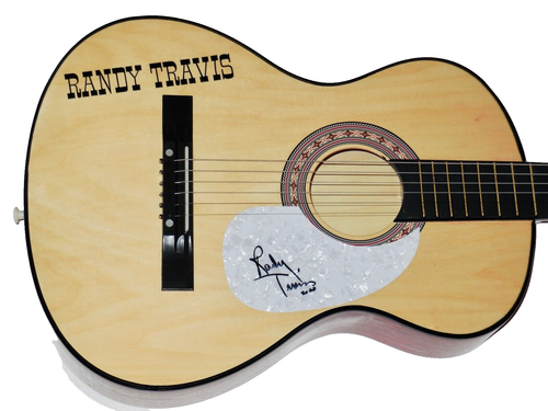 RANDY TRAVIS AUTOGRAPHED ACOUSTIC GUITAR (COUNTRY MUSIC) - W/ COA! | eBay