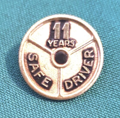 Award 11 years Safe Driver Pin | eBay