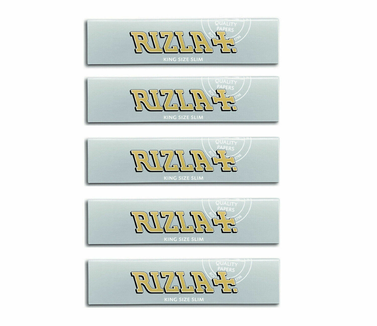 RIZLA KING SIZE SILVER SLIM ROLLING PAPERS AND RAW FILTER TIPS | eBay UK