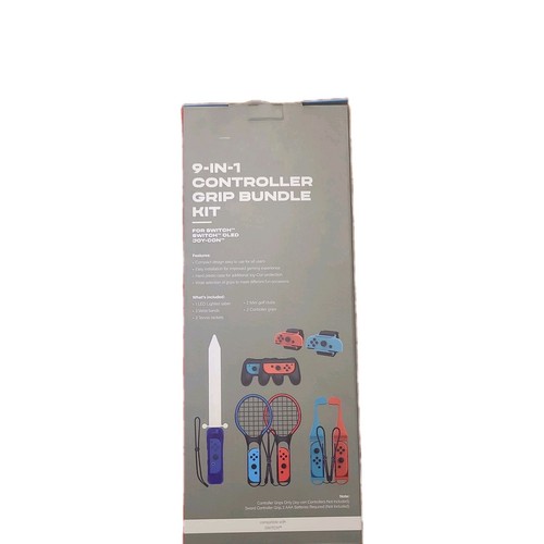 Atrix 9 Piece Grip Bundle Pack for Nintendo Switch 9-1 Kit 847509082270 ...