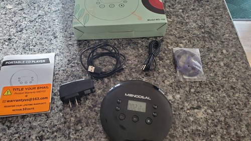 MONODEAL Portable Rechargeable Personal CD Player MD-102 w/ charger ...