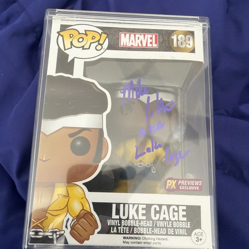Funko Pop - Marvel - Luke Cage #189 - Signed By Mike Colter | eBay