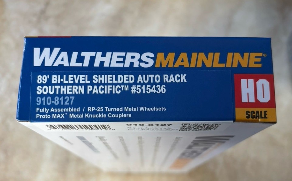 Walthers Mainline 910-8127 HO Scale 89' Flatcar w/Bi-Level Shielded ...