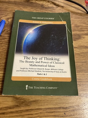 great courses, the teaching company joy of thinking Course Guidebook ...