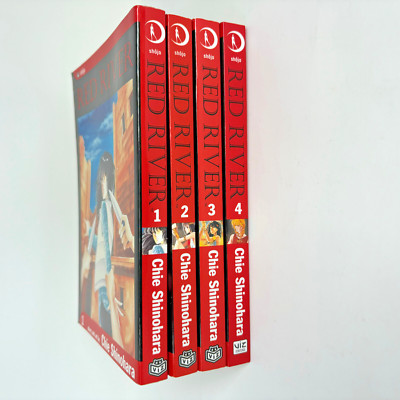 Red River Volume 1-4 by Chie Shinohara Viz Graphic Novels 2004, Trade ...