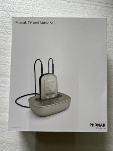 Phonak Compilot ii and TV Link TV & Music System - with Cables ...