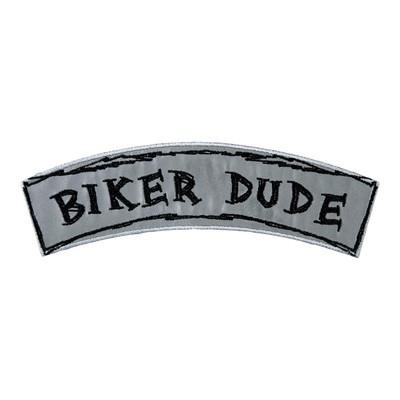 Reflective Biker Dude Rocker Patch, Kids Rocker Patches | eBay