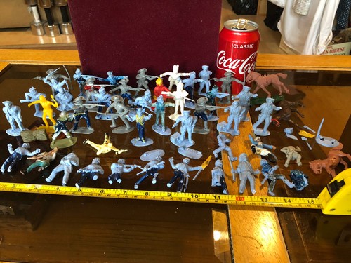 Very Old Retro Cow Boy Indian Random Toy Soldiers Made in England Rare ...
