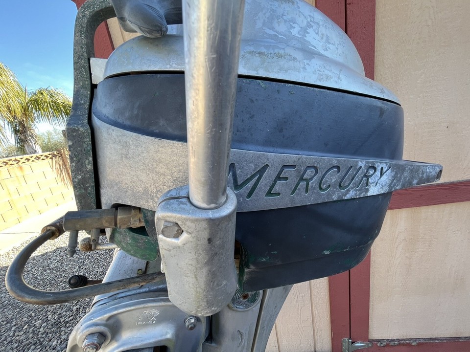 Mercury Mark 25hp Tiller Handle Vintage Outboard Serial #876757 For ...
