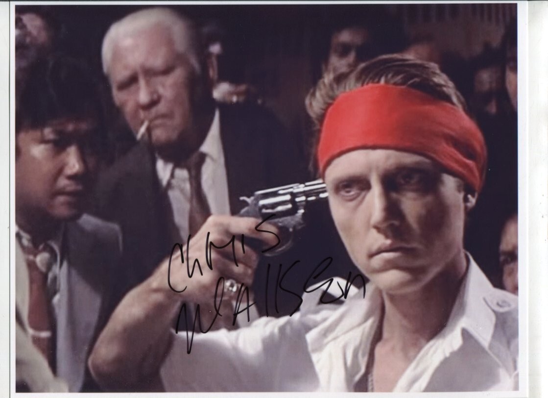 the Dee Hunter CHRISTOPHER WALKEN signed AUTOGRAPH 3296 | eBay