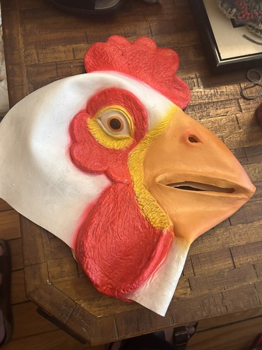 Chicken Mask Novelty Latex Full Head Cosplay Costume | eBay