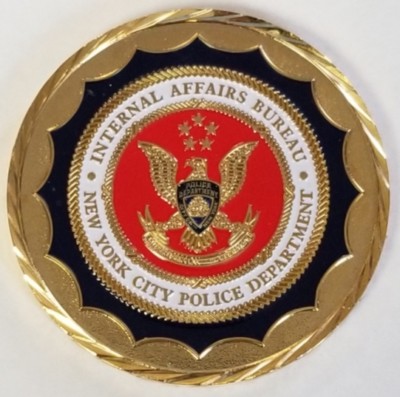 NYPD NYC Police Department 20 Years of Excellence IAB Internal Affairs ...