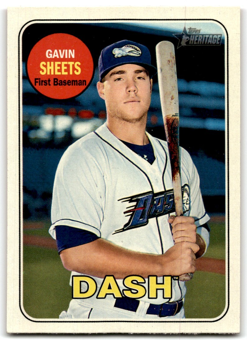 2018 TOPPS HERITAGE MINOR LEAGUE GAVIN SHEETS WINSTON-SALEM DASH #55 | eBay