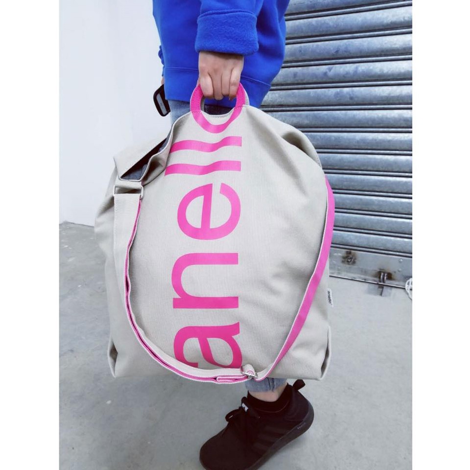 Red White Anello Limited Edition Logo Bag Top-Handle Cross-Body AT ...