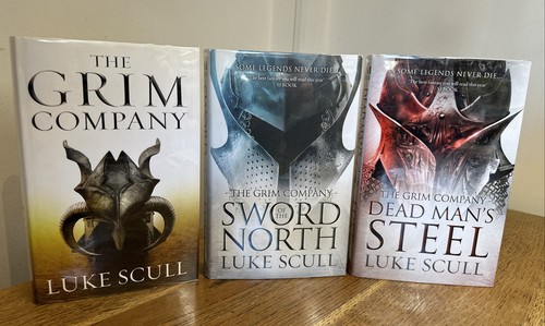 The Grim Company Trilogy by Luke Scull SIGNED UK 1st/1st HB Set Head Of ...