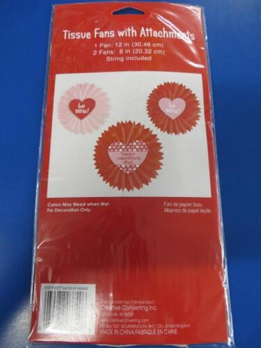 Happy Valentine's Day Hearts Holiday Party Decoration Hanging Tissue ...