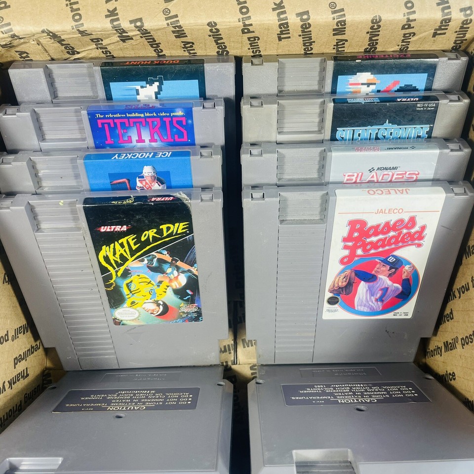 20 GAME LOT NES Nintendo ORIGINAL Games TESTED GUARANTEE SUPER MARIO ...