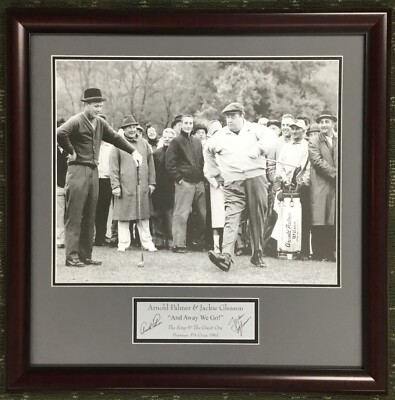 Arnold Palmer and Jackie Gleason Golf And Away We Go Custom Framed | eBay