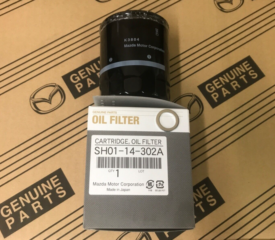 NEW OEM MAZDA Engine Oil Filter SH01-14-302A with Washer 995641400 CX ...