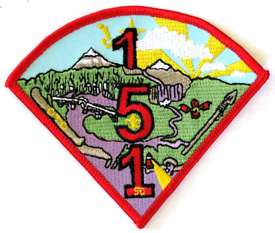 Ozark Trails Council (MO) Troop 151 50th Ann Neckerchief Pie Patch BSA ...