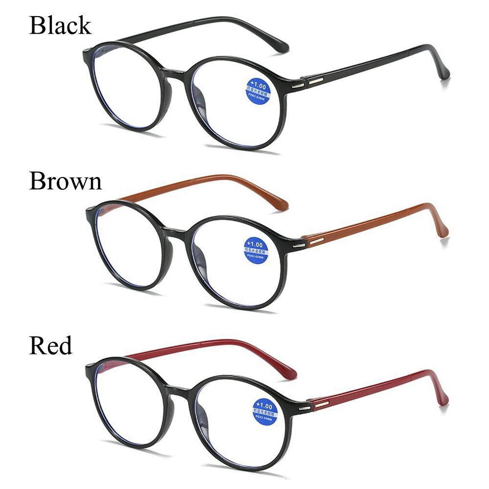 Hinge Oval Frame Anti-blue Light Glasses Reading Glasses Presbyopia ...
