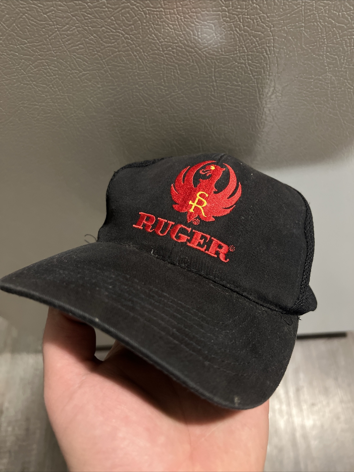 Vintage Ruger Firearms Graffiti Black Snapback Adjust… - Gem