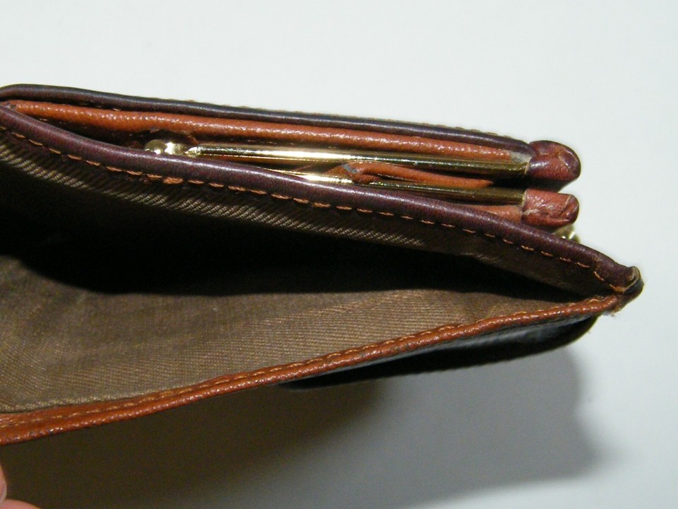 ECHT 2 PRYM GENUINE LEATHER BIFOLD WITH CHANGE HOLDER WALLET | eBay