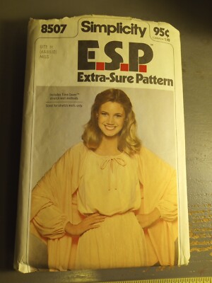 Vtg 70's Simplicity 8507 Sewing Pattern Maxi Dress Complete | eBay