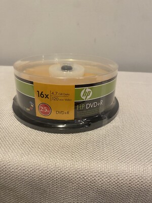 DVD 25 Pack Hewlett-Packard 4.7GB 16x 120min Video New And Sealed ...