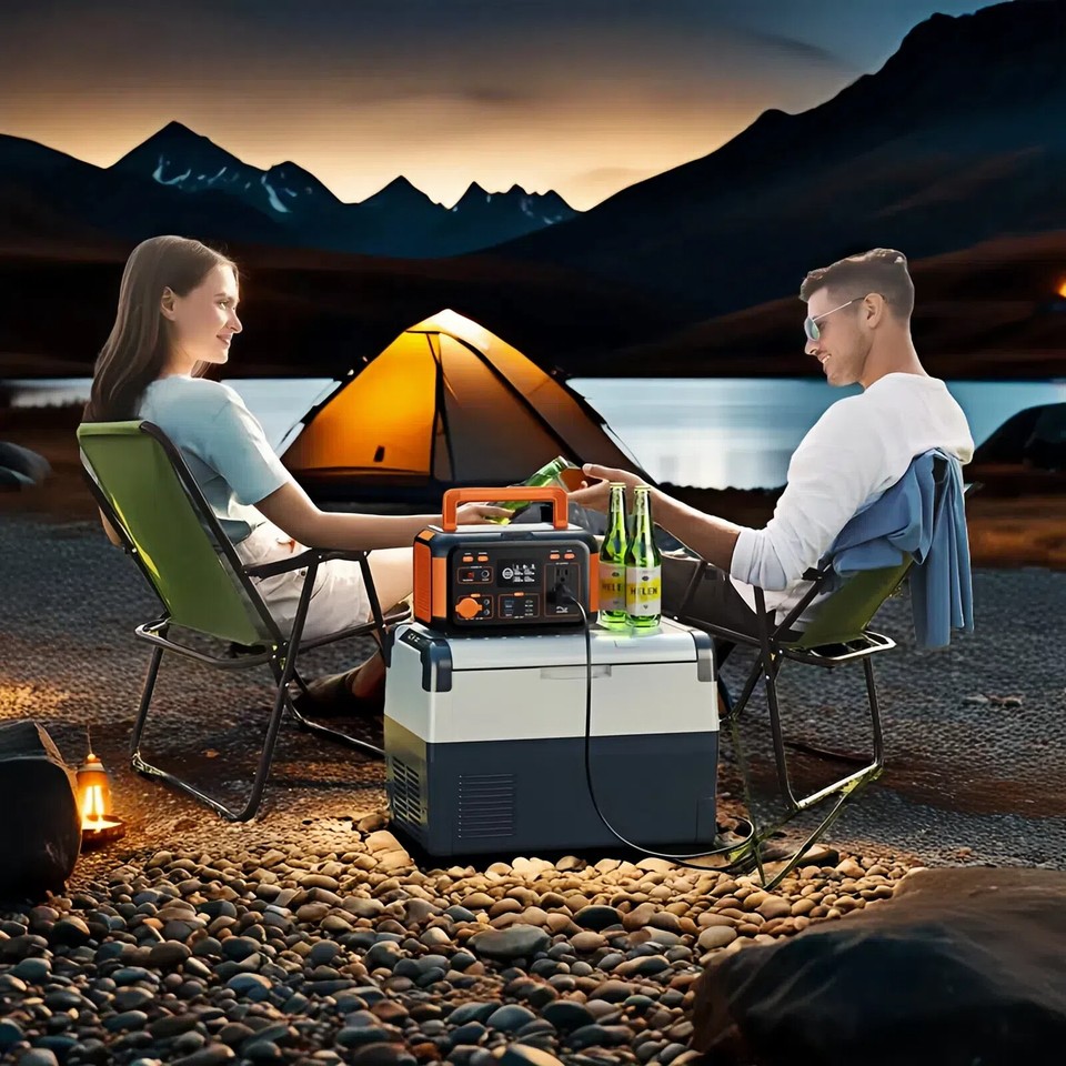 Peak 1000W Power Station Portable Solar Generator RV Camping Backup ...