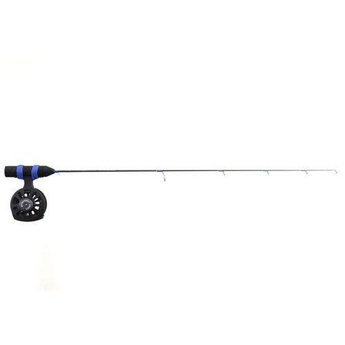 Clam Straight Drop Combo Ice Fishing Rod - 30" Noodle Oversized Fly ...