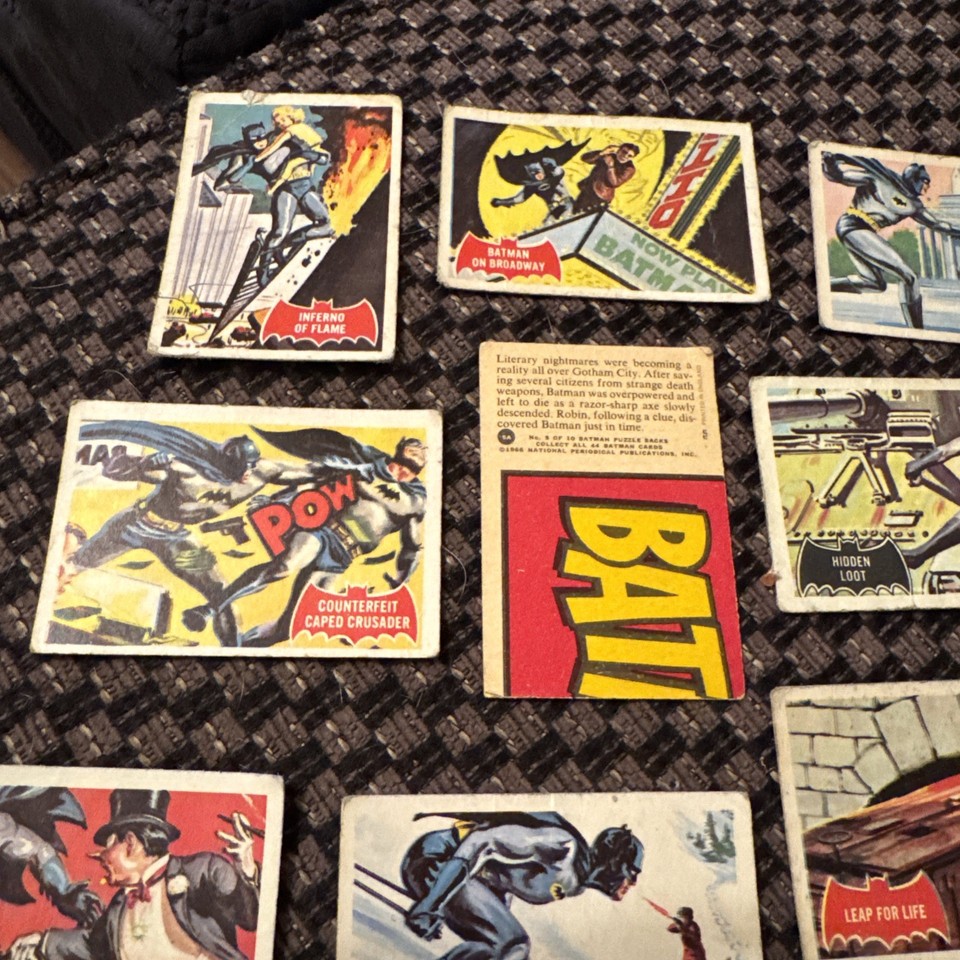 1966 Batman Vintage Gum Cards A&BC Cards. Rare Collector Cards. BATMAN ...