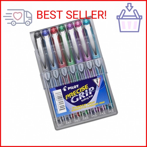 Pilot, Precise Grip Liquid Ink Rolling Ball Stick Pens, Extra Fine ...