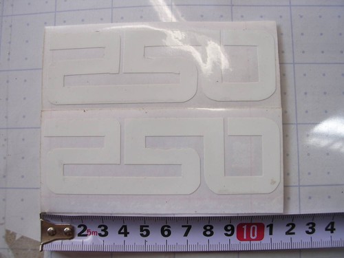 250 Sticker White | eBay
