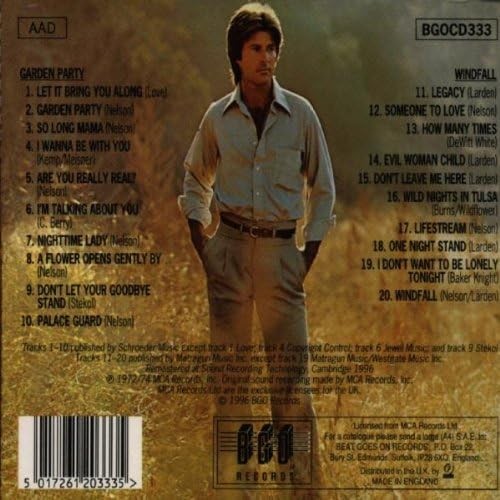 Ricky Nelson Garden Party/Windfall (CD) Album | eBay