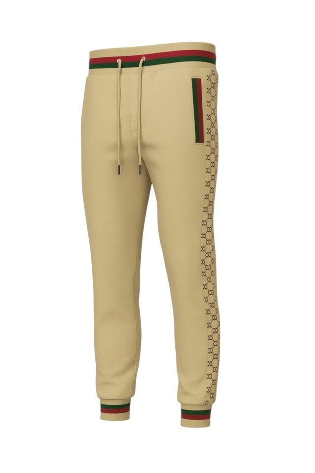 Men’s Designer Printed Tech Fleece Full Matching Jogging Suit Top ...
