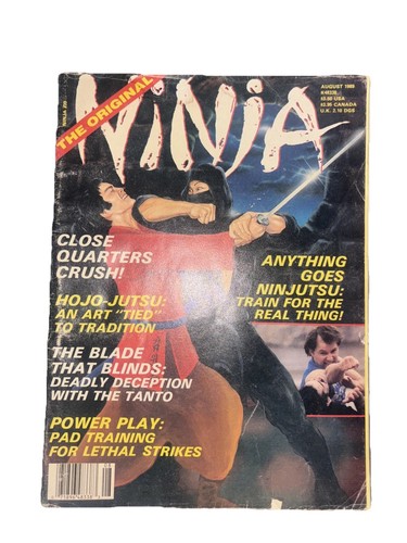 The Original Ninja Magazine August, 1986 W/ Poster Attached | eBay